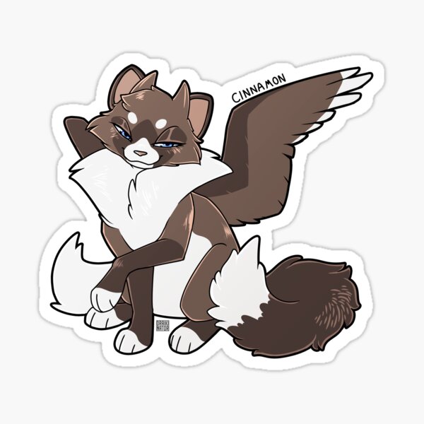 "Cinnamon" Sticker for Sale by Draikinator | Redbubble