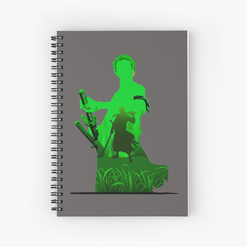 "Roronoa Zoro Artwork Design For Print in Green Color - One Piece ...