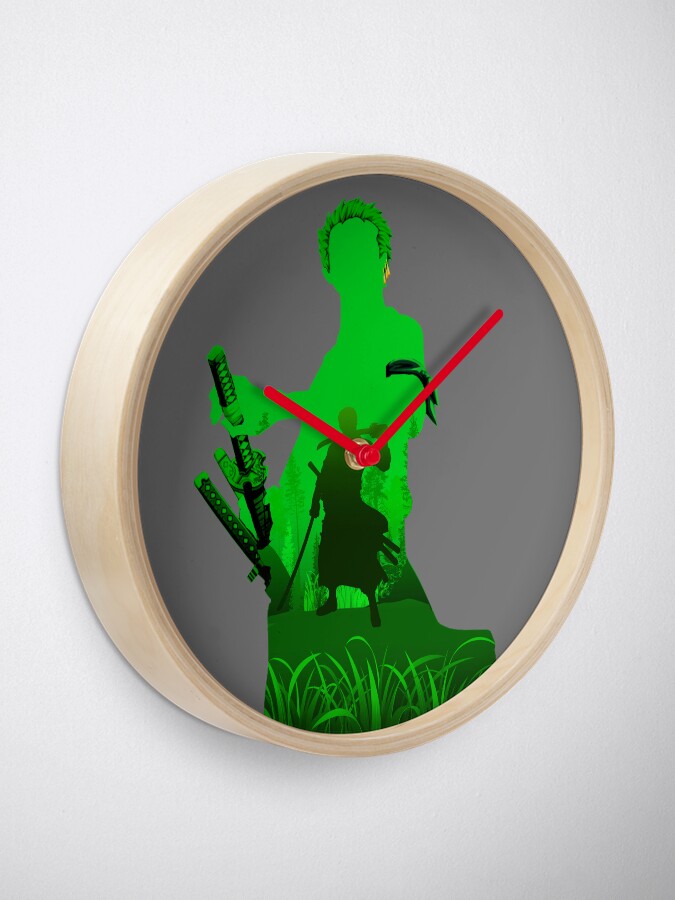 "Roronoa Zoro Artwork Design For Print in Green Color - One Piece ...