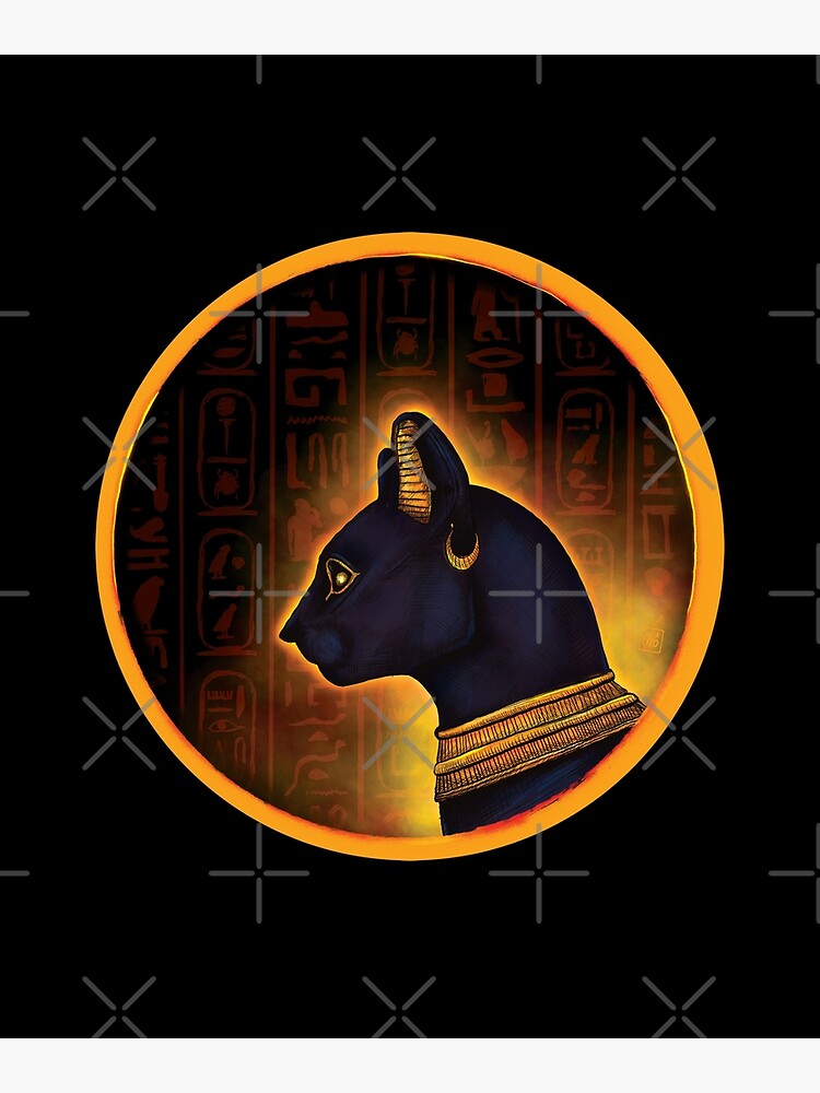 "Pharaonic Egyptian Goddess Bastet ancient egypt" Art Print for Sale by ...