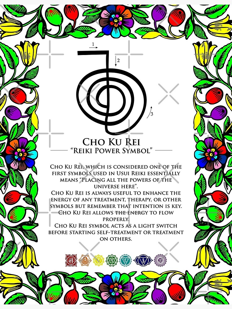 "Cho Ku Rei Symbol - Reiki Symbol" Poster for Sale by modymada | Redbubble