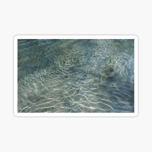 "still blue water" Sticker for Sale by FONESAY | Redbubble