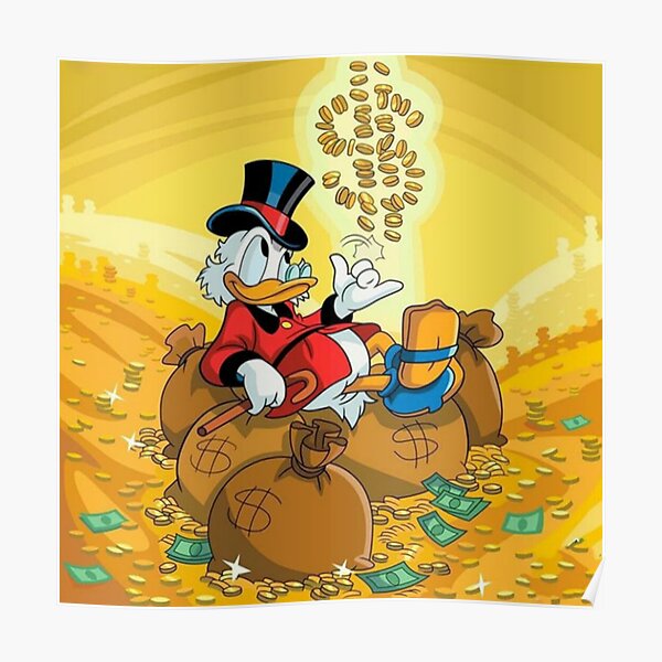 "Dagobert Duck" Poster von GEK-NERD | Redbubble