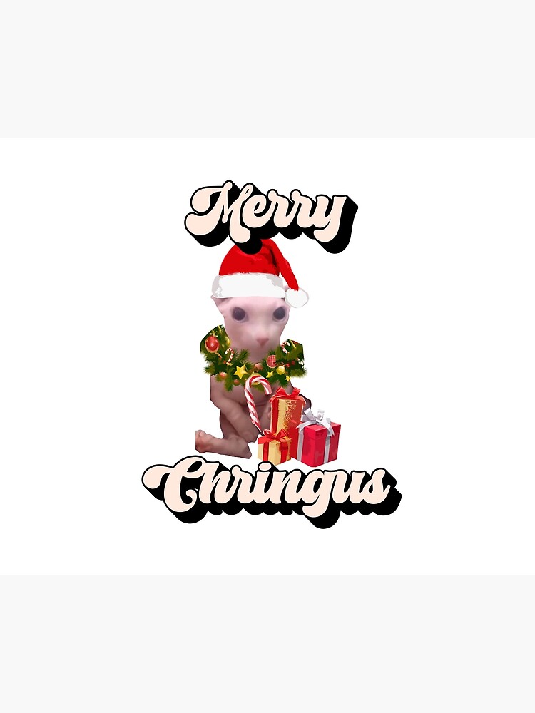 "Merry Chringus Bingus Meme - Funny Christmas Beloved Bingus Cat ...