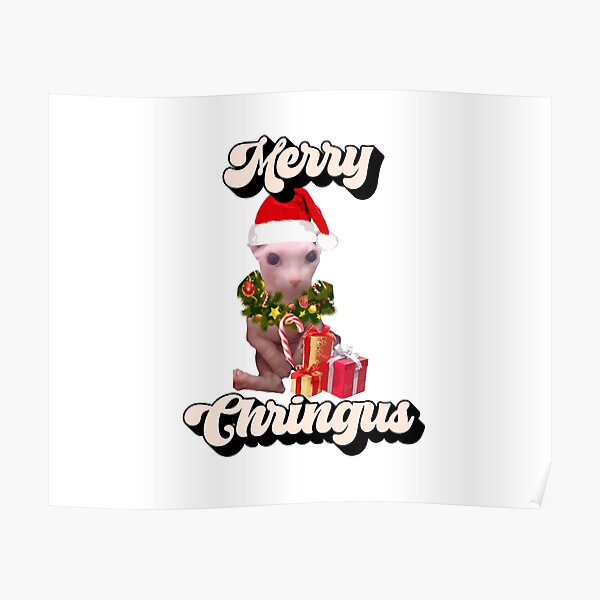 "Merry Chringus Bingus Meme - Funny Christmas Beloved Bingus Cat ...