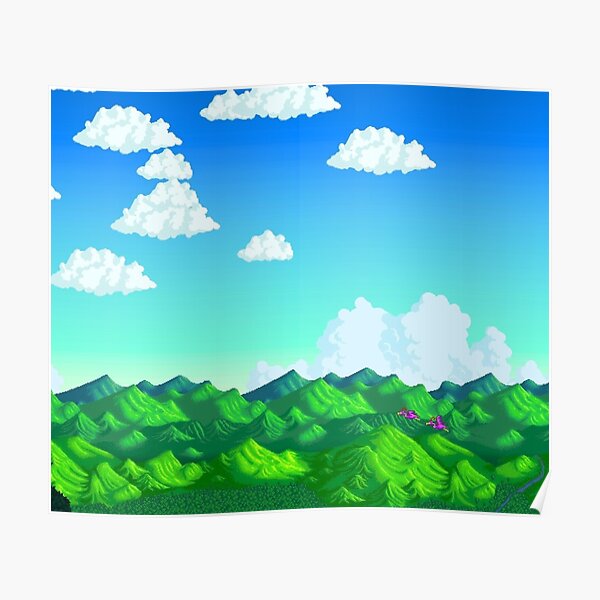 Stardew Valley Map 5 Poster For Sale By Abestseller Redbubble