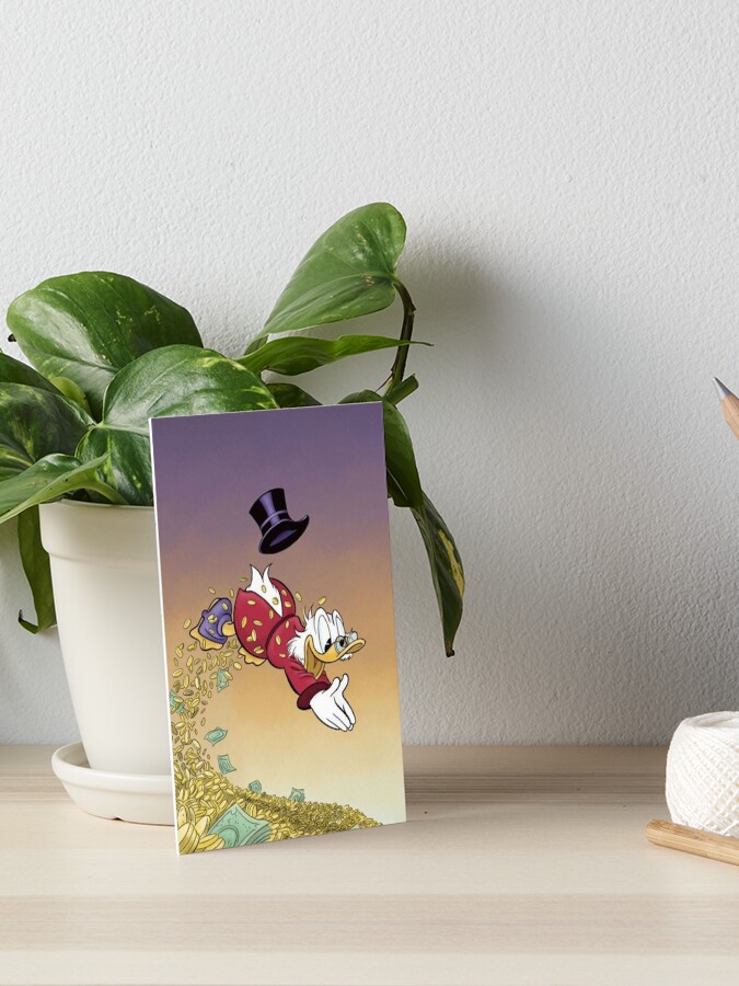 "Scrooge McDuck" Art Board Print for Sale by GEK-NERD | Redbubble