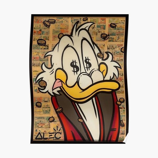 "Scrooge McDuck" Poster for Sale by GEK-NERD | Redbubble