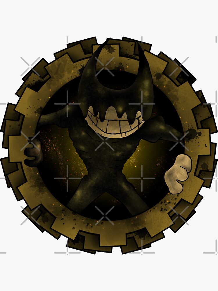 "BATIM BATDR Bendy ink demon art" Sticker for Sale by Ruvolchik | Redbubble