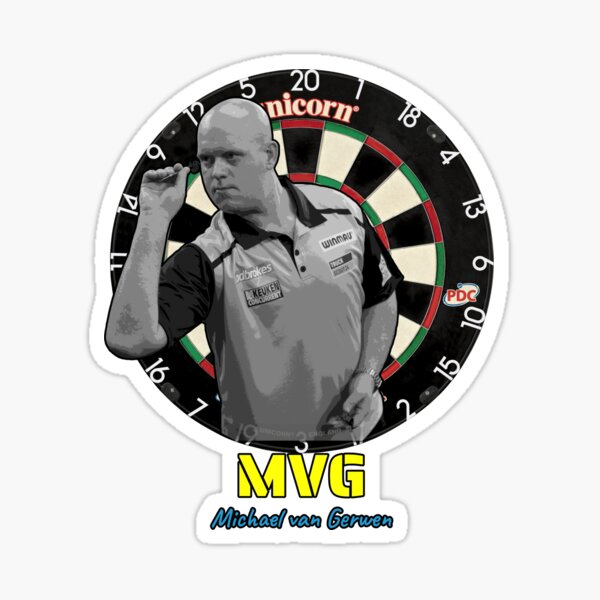 "Michael van Gerwen" Sticker for Sale by patoalex | Redbubble