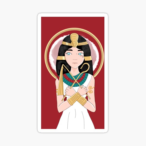 "Egyptian Queen " Sticker for Sale by Dinachan | Redbubble