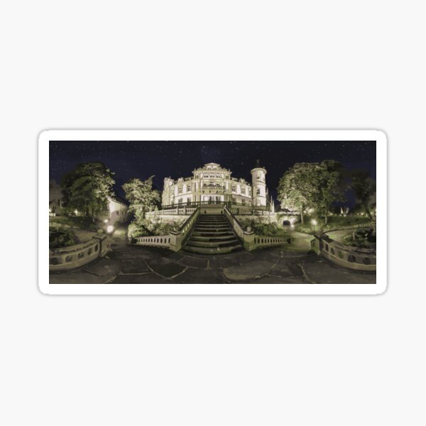 "Castle at night Germany" Sticker for Sale by alexandardesign | Redbubble