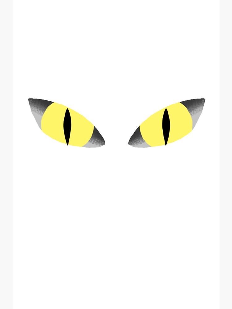 "Cat Evil Eyes" Sticker for Sale by CuteNature | Redbubble