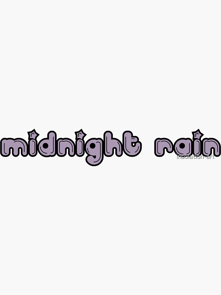 "Midnight Rain Midnights Taylor Swift ts Sticker" Sticker for Sale by ...
