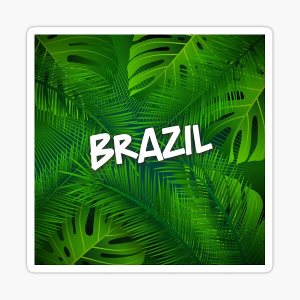 "Brazil Wildlife" Sticker for Sale by Art-Zhela | Redbubble