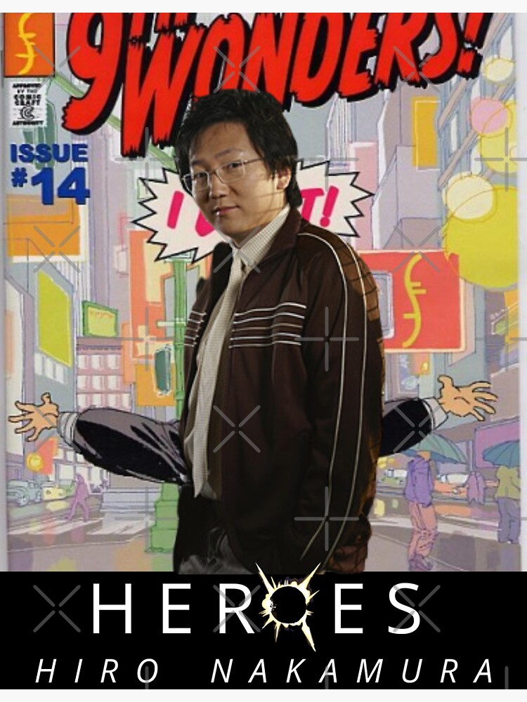 "Hiro Nakamura" Sticker for Sale by Slyguy77 | Redbubble