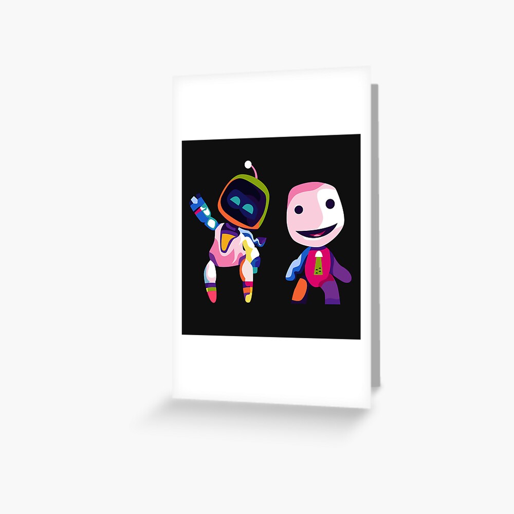 "Astro and Sackboy" Sticker for Sale by MyGamerRoom | Redbubble