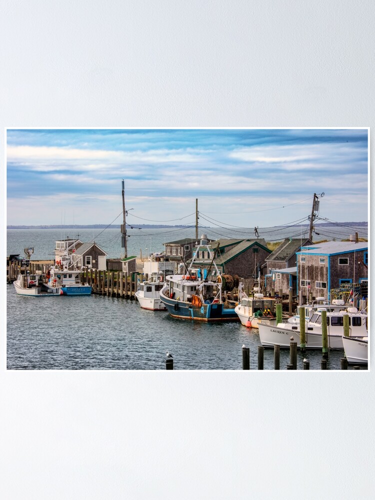 "Menemsha Fishing Village - Marthas Vineyard" Poster for Sale by ...