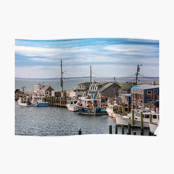 "Menemsha Fishing Village - Marthas Vineyard" Poster for Sale by ...