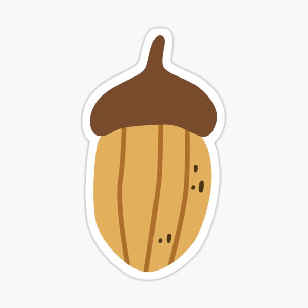 "Cute adorable acorn fall autumn lover oak tree" Sticker for Sale by ...