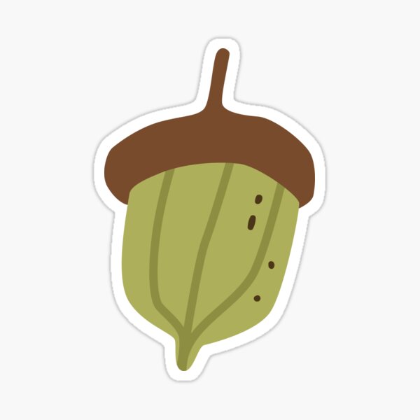 "Cute adorable acorn fall autumn lover oak tree" Sticker for Sale by ...