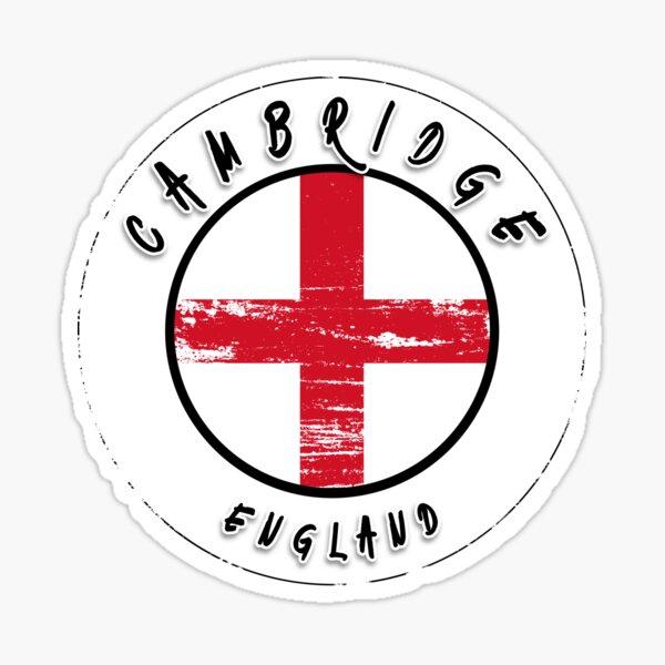 "Cambridge England Vintage" Sticker for Sale by TravelPenguin | Redbubble