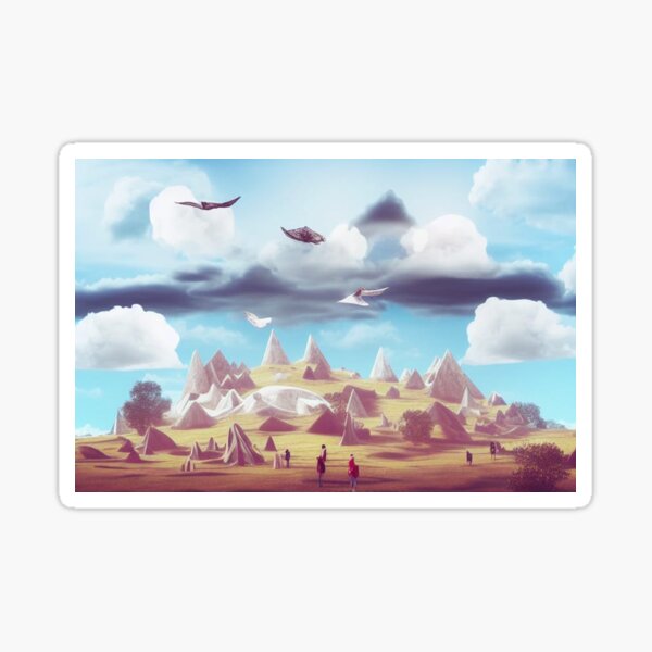 "The Garden Hill" Sticker for Sale by connors-corner | Redbubble