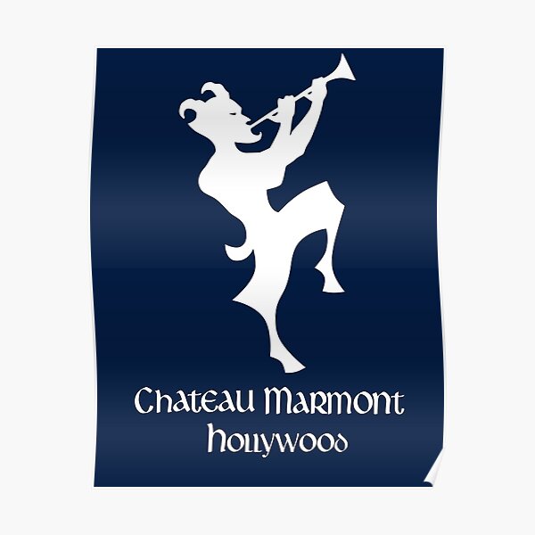 "Vintage Chateau Marmont 70's Classic Logo" Poster for Sale by ...