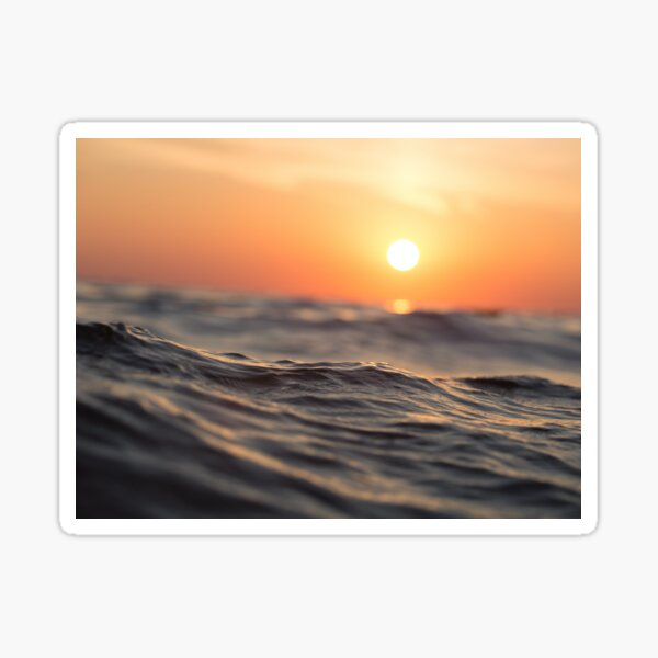 " beach sunset" Sticker for Sale by Acreatess | Redbubble
