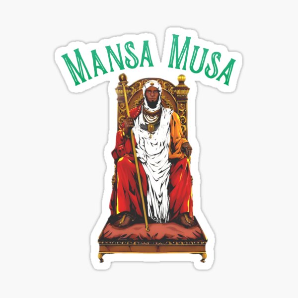 "Mansa Musa" Sticker for Sale by Vlaki | Redbubble