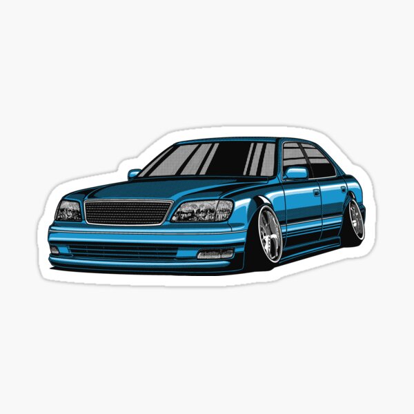 "LS400/CELSIOR VIP" Sticker for Sale by Jalcalart | Redbubble
