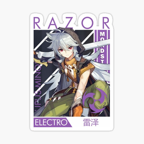 "Razor - Genshin Impact" Sticker for Sale by cantinhonifty | Redbubble