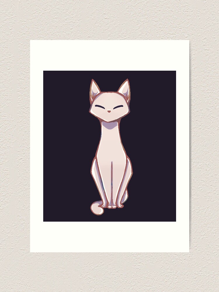 "ghost cat palisman - amity blight, the owl house" Art Print for Sale ...