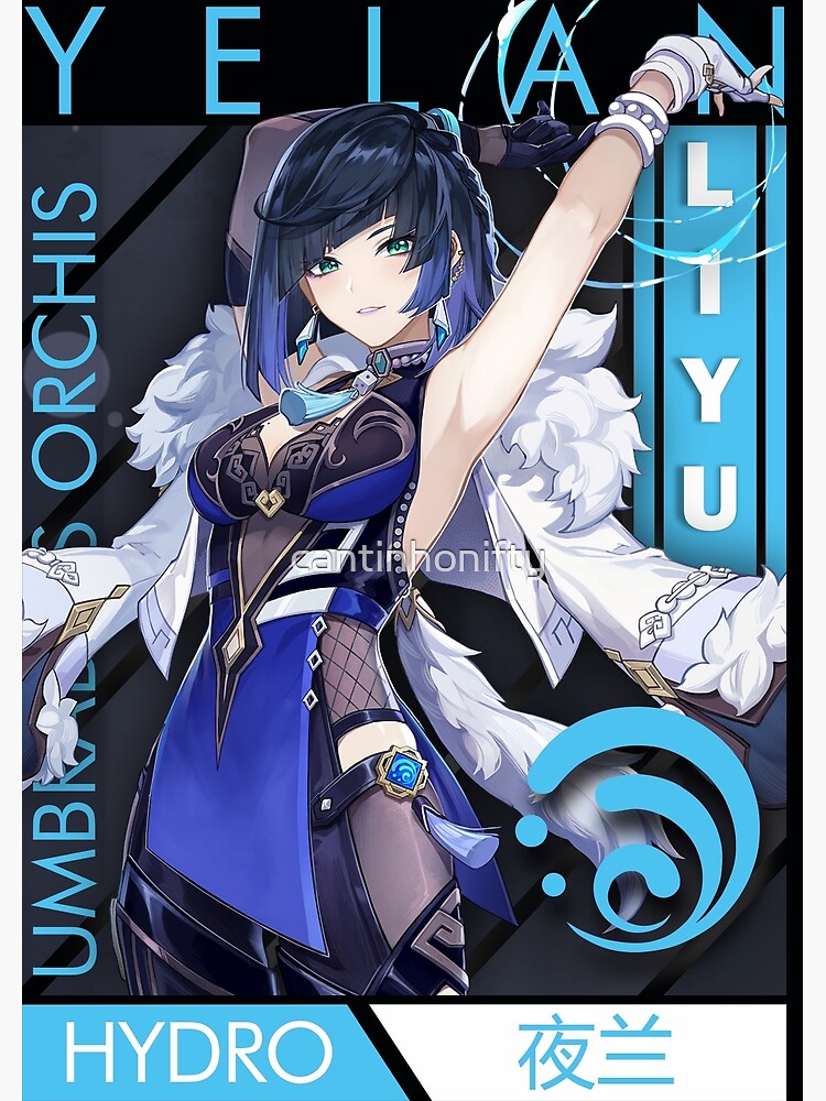 "Yelan - Genshin Impact" Photographic Print for Sale by cantinhonifty ...