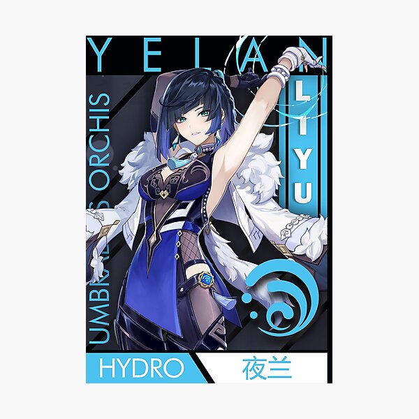 "Yelan - Genshin Impact" Photographic Print for Sale by cantinhonifty ...