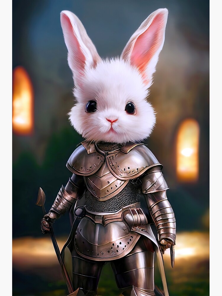 "Sir Kit, Knight of the Burrow" Poster for Sale by PrintsOfArtness ...