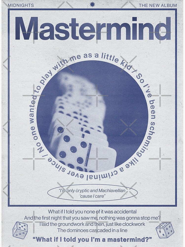 "Mastermind" Poster for Sale by lgsketches | Redbubble