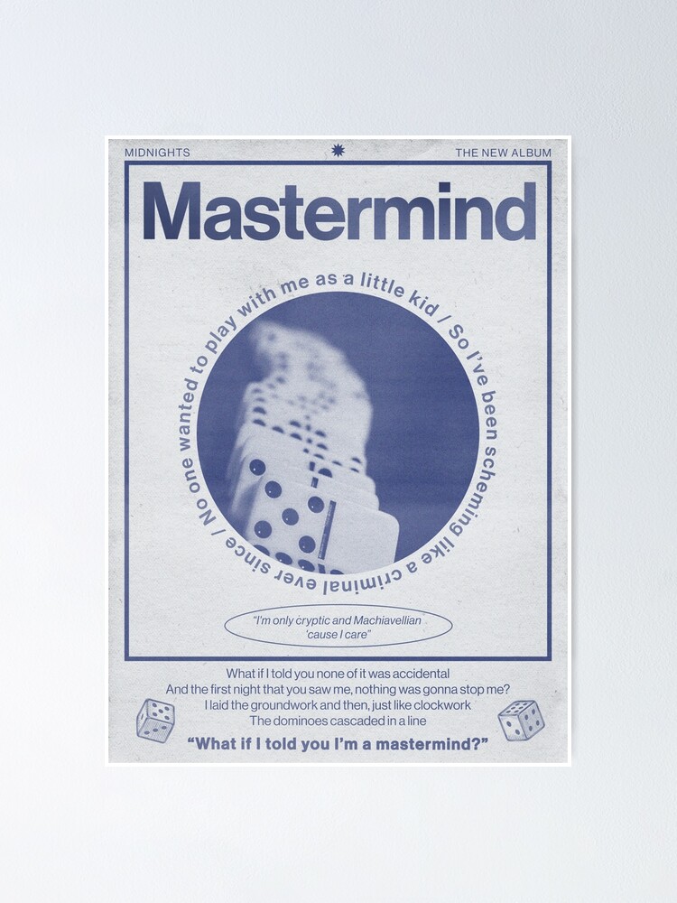 "Mastermind" Poster for Sale by lgsketches | Redbubble