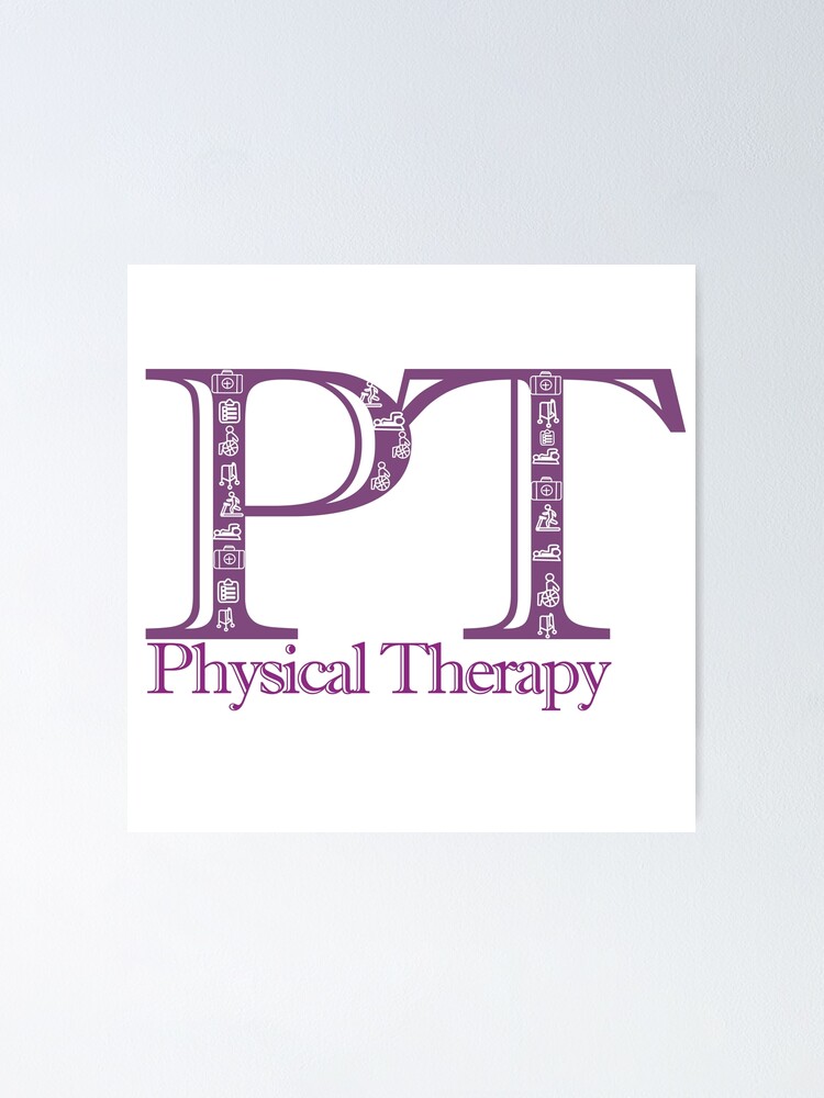 "Physical Therapy Design" Poster for Sale by kuna-the-husky | Redbubble