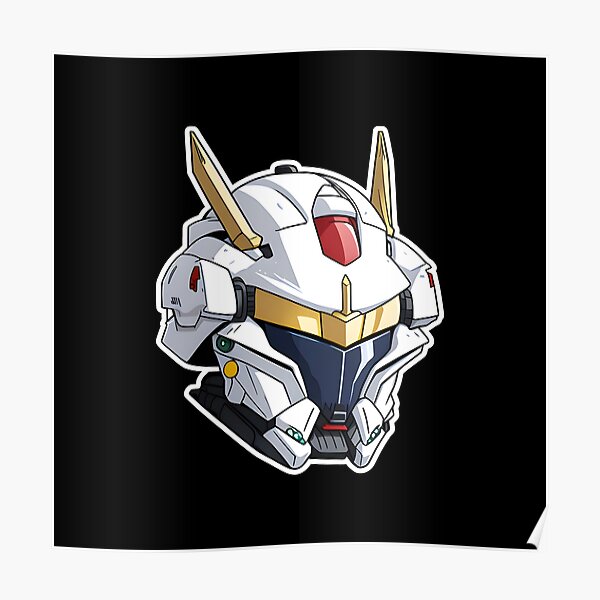 "Gunpla Helmet Illustration" Poster for Sale by njiiz | Redbubble