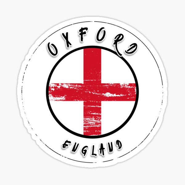 "Oxford England Vintage" Sticker for Sale by TravelPenguin | Redbubble