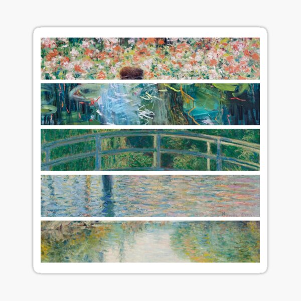 "Claude Monet" Sticker for Sale by natestaloo22 | Redbubble