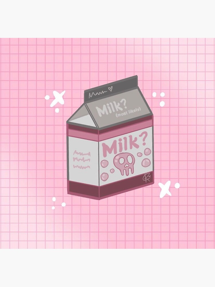 "Questionable Milk? " Sticker for Sale by Seabunny1 | Redbubble