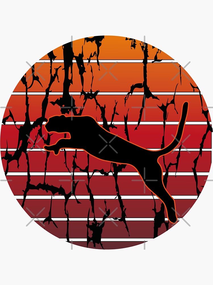 "vintage retro sunset art of zoo" Sticker for Sale by Alkhateeb2023 ...