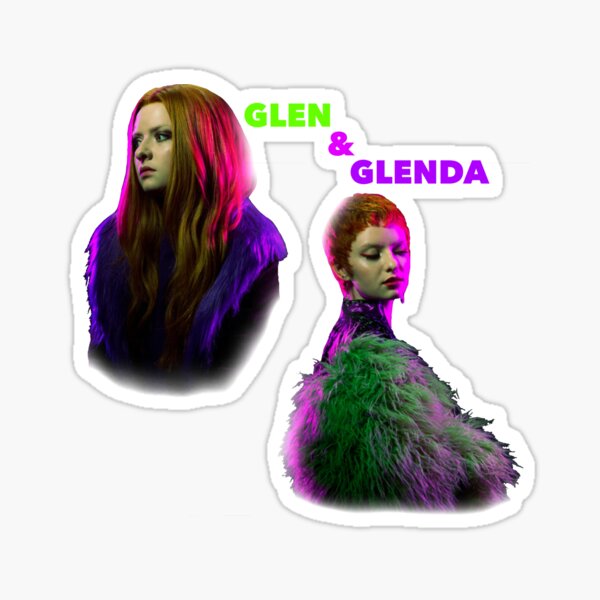 "Glen & Glenda" Sticker for Sale by baitisgreat | Redbubble