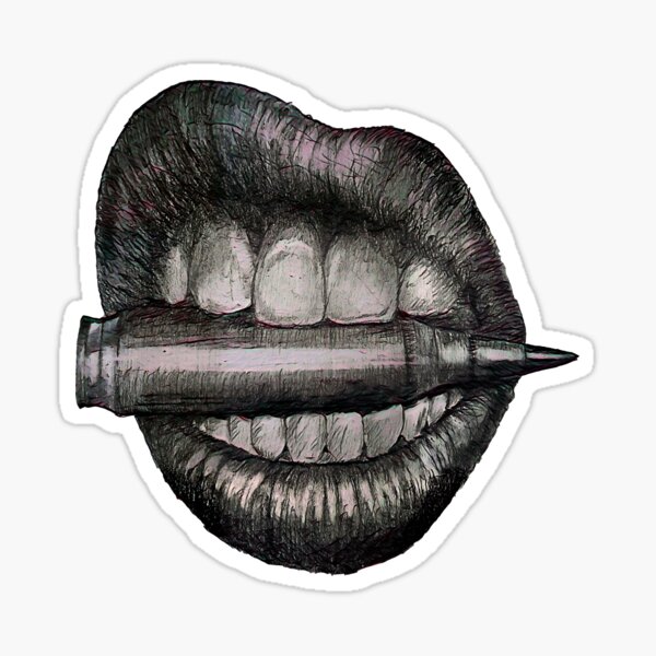 "bullet fool " Sticker for Sale by Mammoths | Redbubble