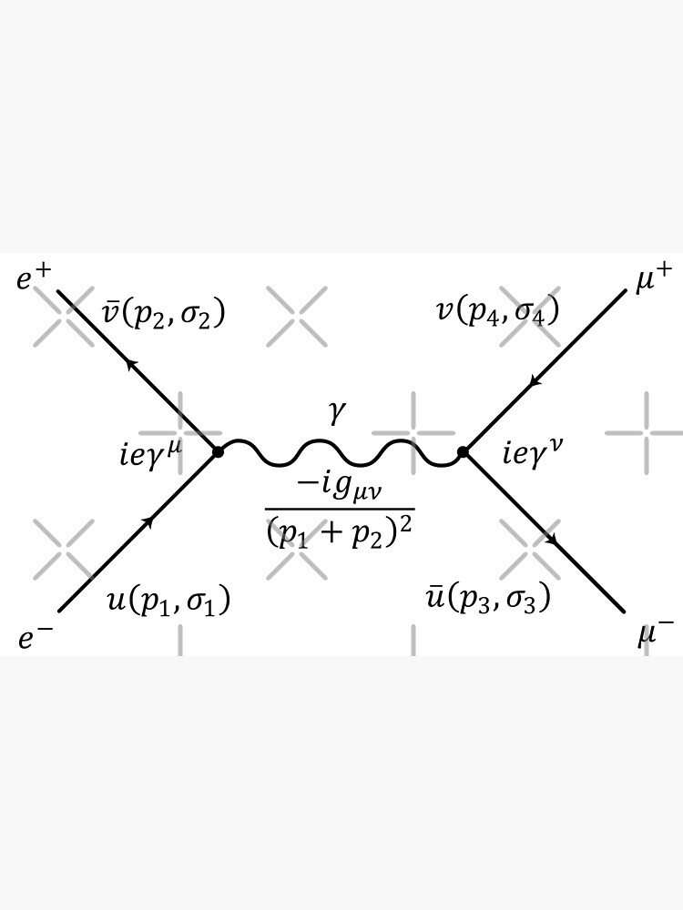 "Feynman Diagram" Poster for Sale by ScienceCorner | Redbubble