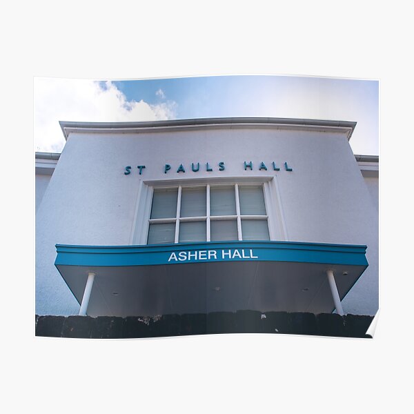 "St Pauls Hall Asher Hall Building In Napier" Poster for Sale by ...