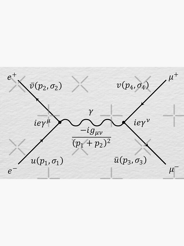 "Feynman Diagram" Poster for Sale by ScienceCorner | Redbubble