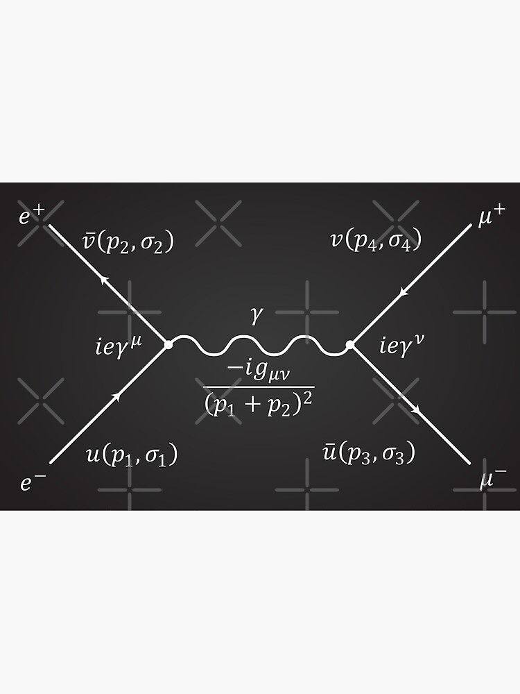 "Feynman Diagram" Poster for Sale by ScienceCorner | Redbubble
